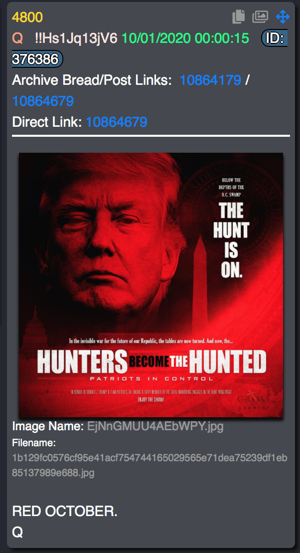 Q Post # 4800 – Red October – The Radio Patriot