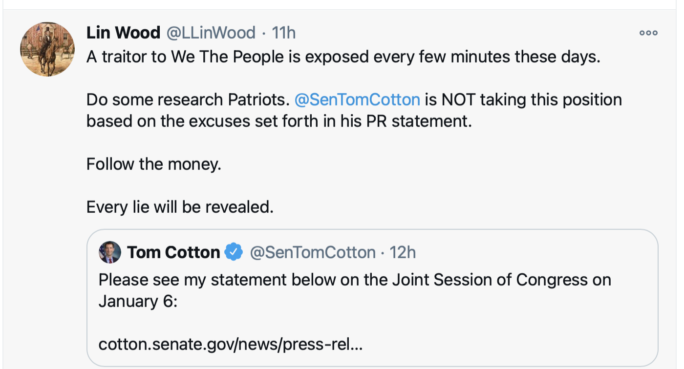 Lin Wood overnight… – The Radio Patriot