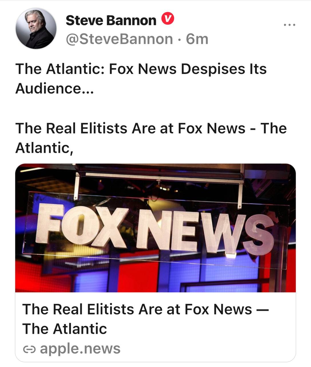 The Atlantic: Fox News despises its audience – The Radio Patriot
