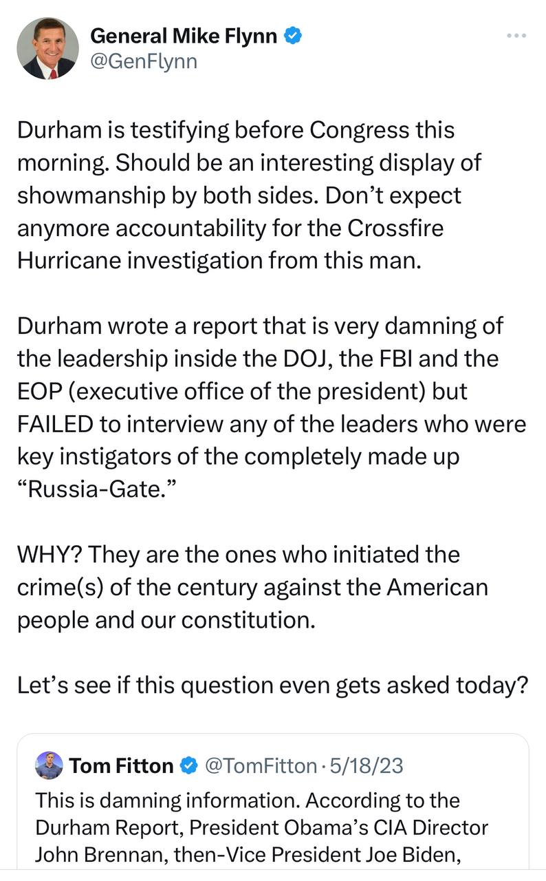 Durham is testifying – with UPDATES – The Radio Patriot