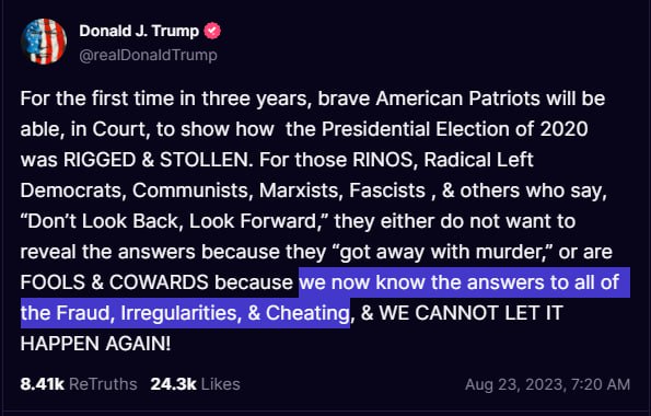 From our President DJT – The Radio Patriot