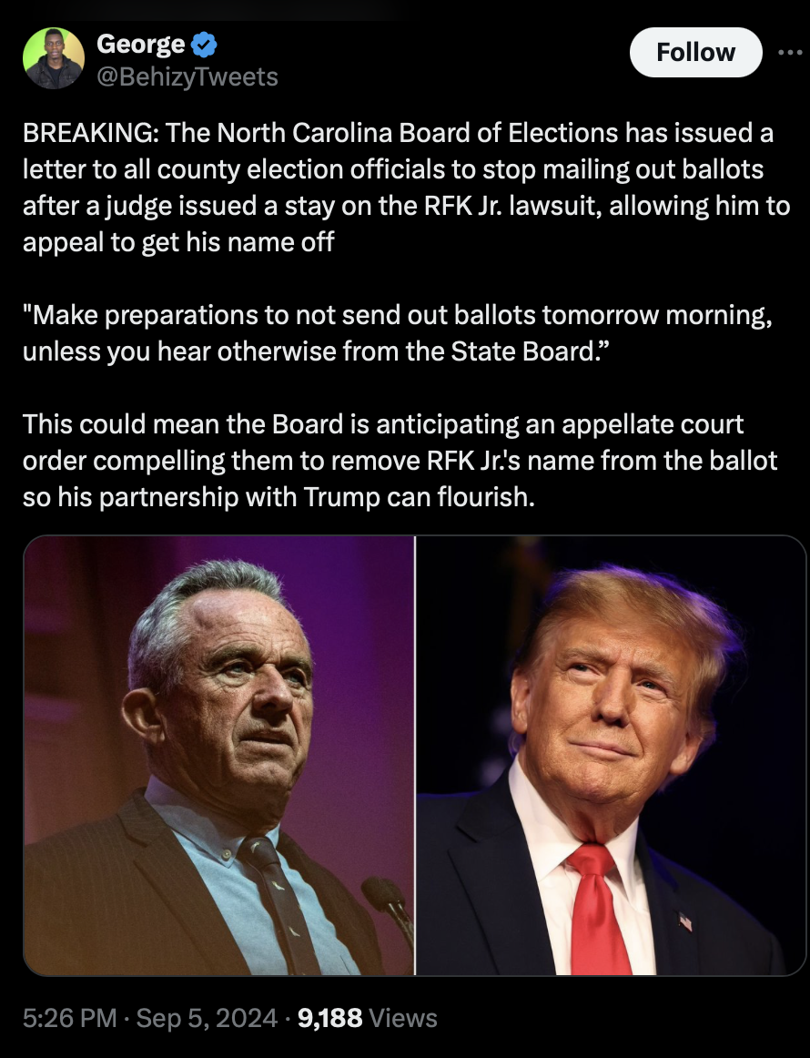 Judge issues stay on RFK Jr lawsuit – The Radio Patriot