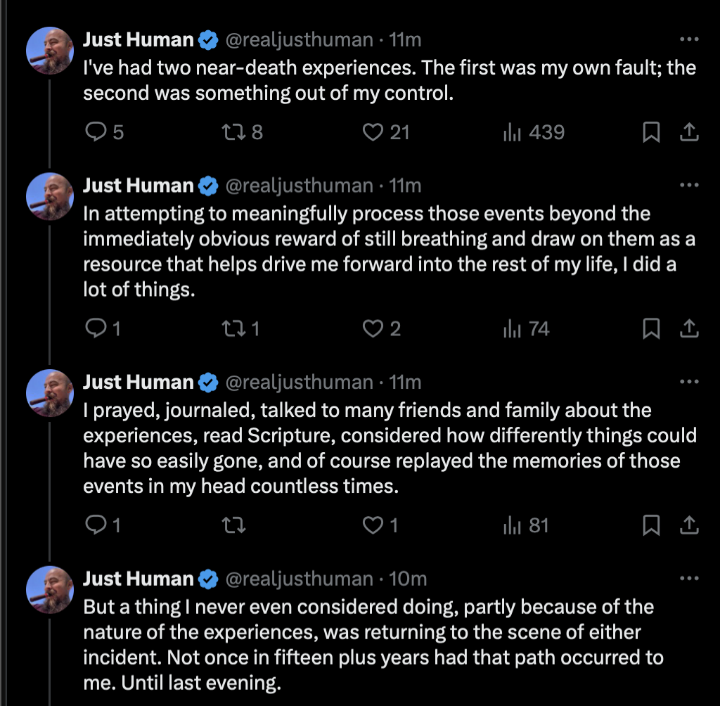 Just Human Shares his Story – The Radio Patriot