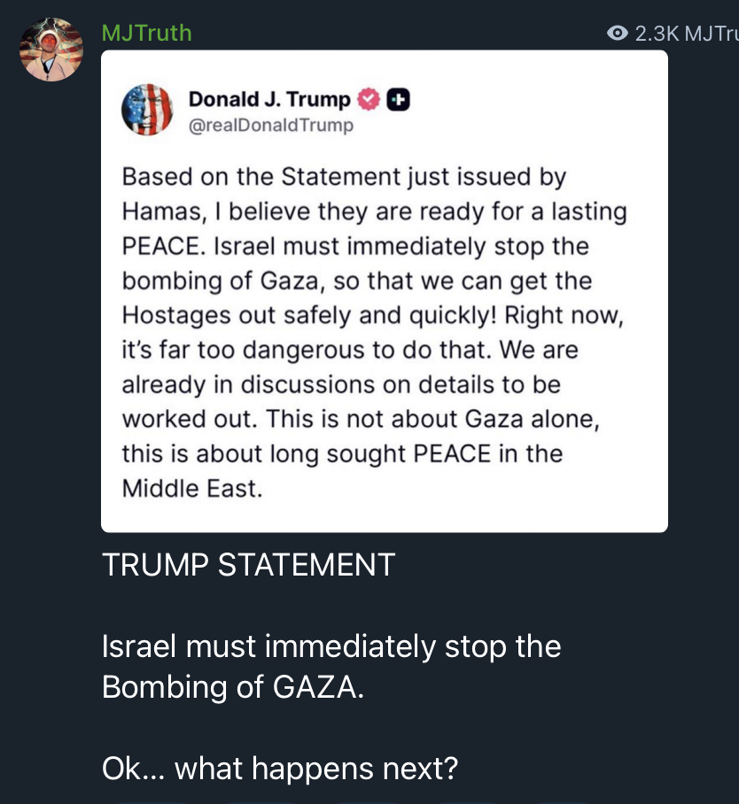 Israel headlining again. This time it’s… – The Radio Patriot